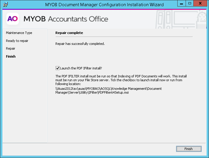 MYOB AO install guide—2023.0 (Australia)