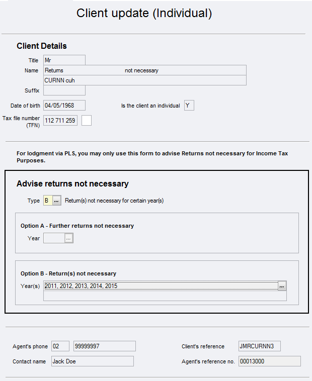 cuh - Returns not necessary - Individuals (PLS CURNN)