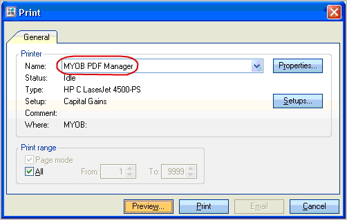Automatic Profiling to Document Manager