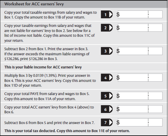 IR3 Question 11 Family tax credit from Work and Income