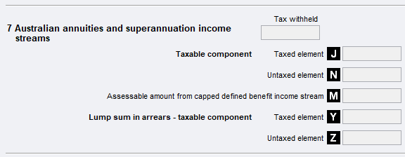 Item 7 - Australian annuities and superannuation income streams 2024