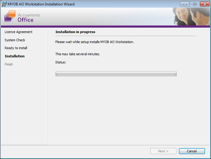 Running a workstation installation for Accountants Office