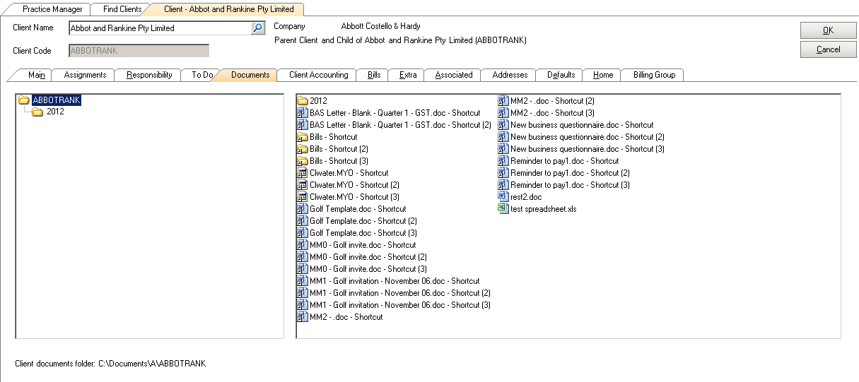 Moving to the latest version of AE Client Documents tab