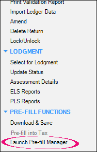 Getting started with Tax pre-fill