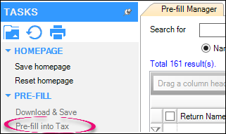 Getting started with Tax pre-fill