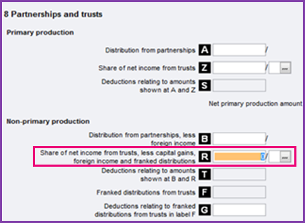 V335 - An overall trust loss cannot be distributed between trusts