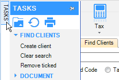 Tasks bar