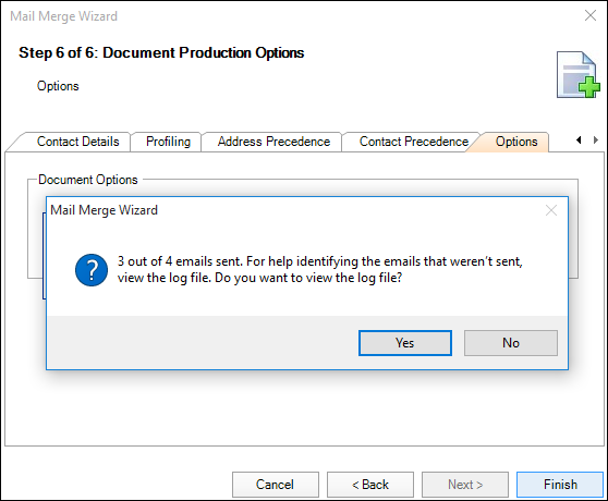 Troubleshooting email issues