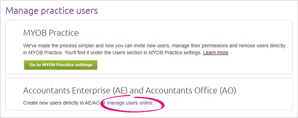 Identifying if you have administrator MYOB access