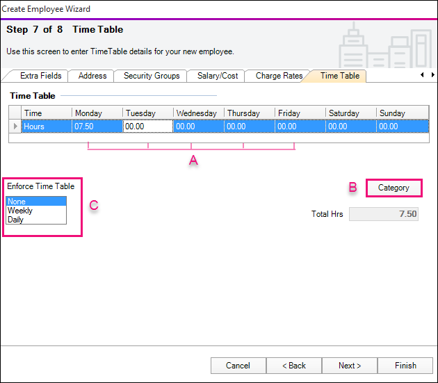 Creating a new employee