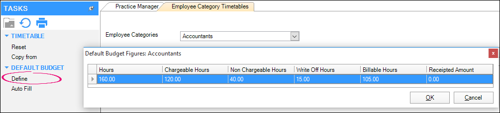 Entering Employee Budgets (AE)