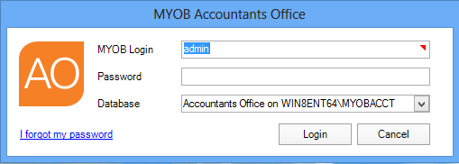 Setting up MYOB Logins for your practice