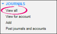 Editing adjustment journals