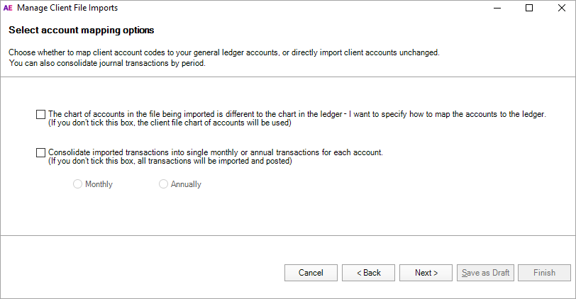 Importing a .CSV file