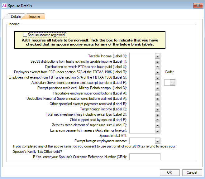 Family Assistance Consent 2025